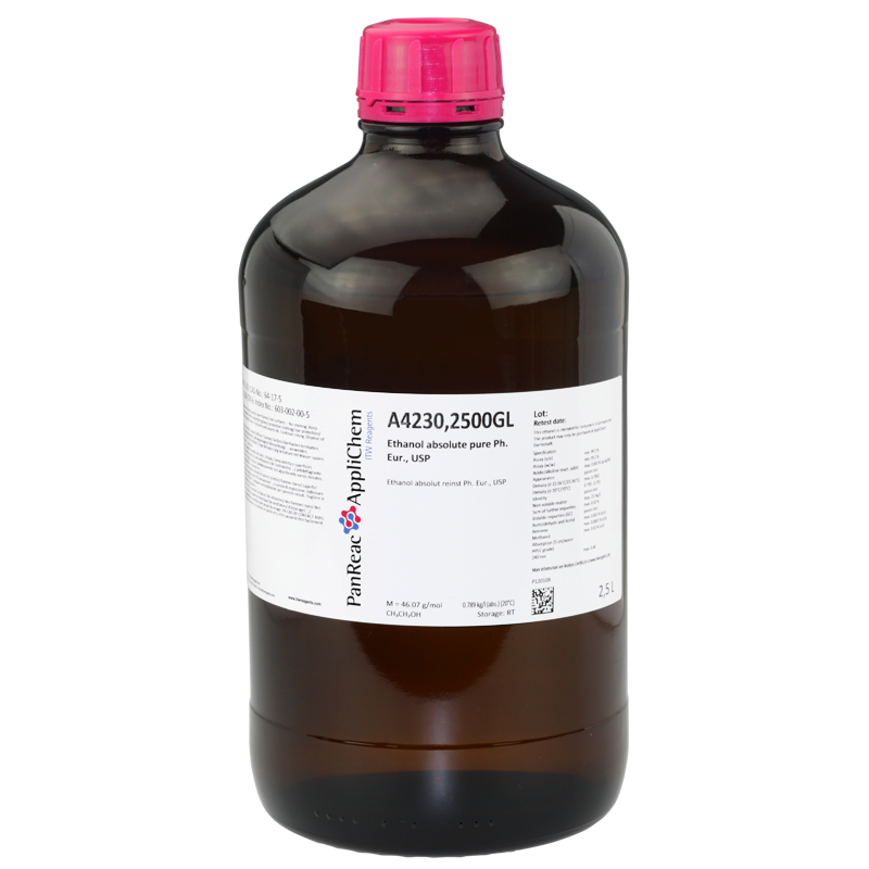 Ethanol absolut (Ph. Eur., USP) reinst, Pharmaqualität - ITW Reagents